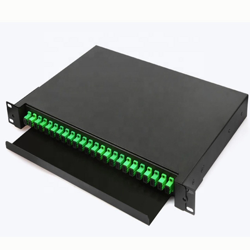 Rack Mounted & Wall Mounted Fiber Patch Panel SC LC FC ST for 12 24 48 ...