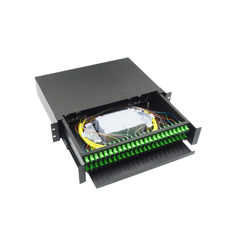 Rack Mounted & Wall Mounted Fiber Patch Panel SC LC FC ST for 12 24 48 ...